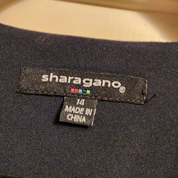 Sharagano | Dresses | Nwt Navy Blue Full Front Zipper Dress | Poshmark